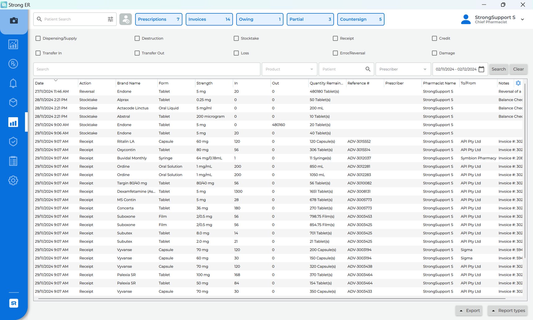 How do I view transaction records?