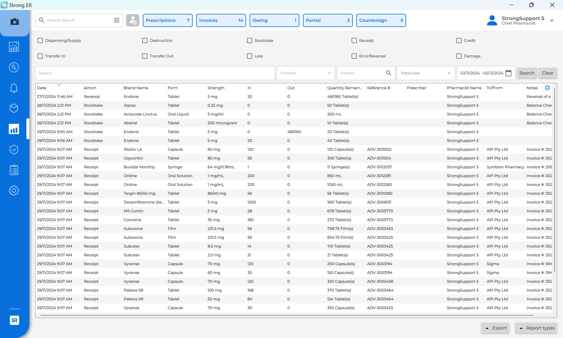 How do I view transaction records?