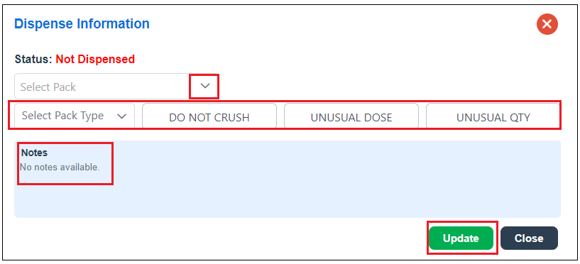 How do I use the Dispense button located on the Resident's Chart?
