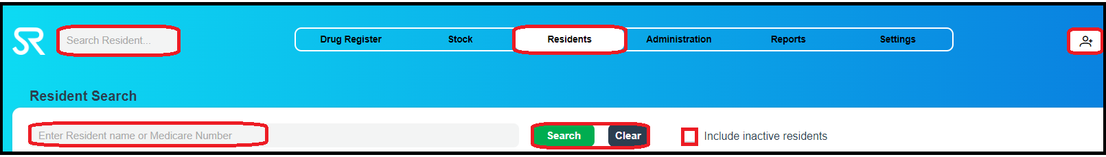 The Resident's tab overview