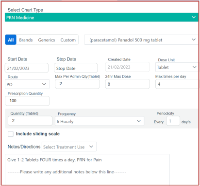 How do I order a PRN Medication?